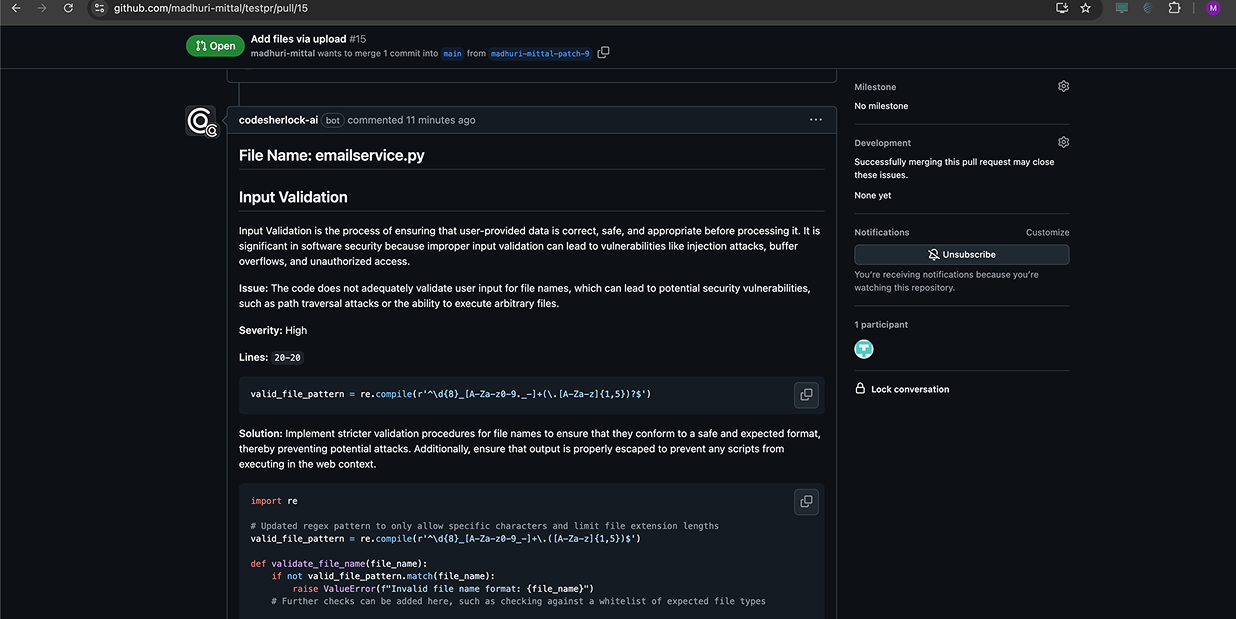 CodeSherlock.AI - AI-Powered Code Analysis